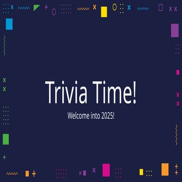 New Year Trivia 2024 for high school or middle school | PPTX