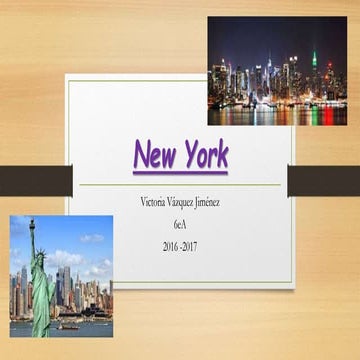A Trip to New York | PPTX