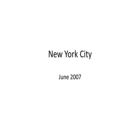 New York City | PPT