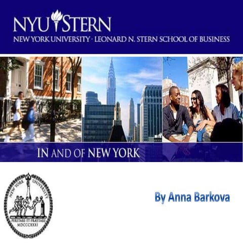 New York Stern School Of Business | PPT