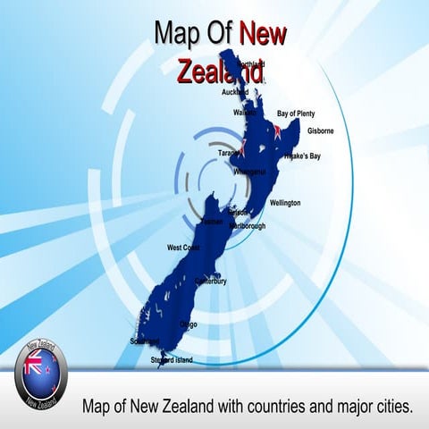 New Zealand Powerpoint (PPT) Maps | PPT