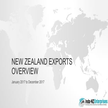 New Zealand Exports - Overview | PPTX