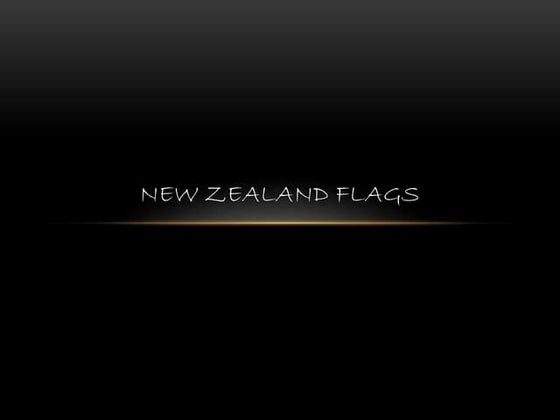 Newzealand flags history | PPT