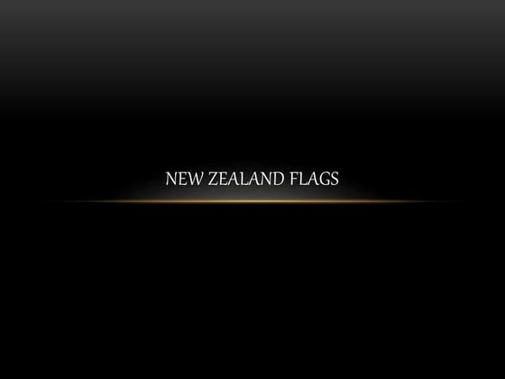 Newzealand flags history | PPT