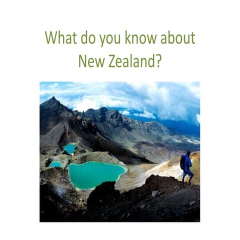 New zealand presentation | PPTX