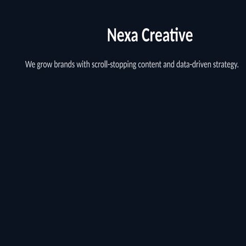 Nexa_Creative_Pitch_Step_by_Step.on business.pptx
