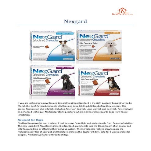 Nexgard | PDF | Dogs | Pets
