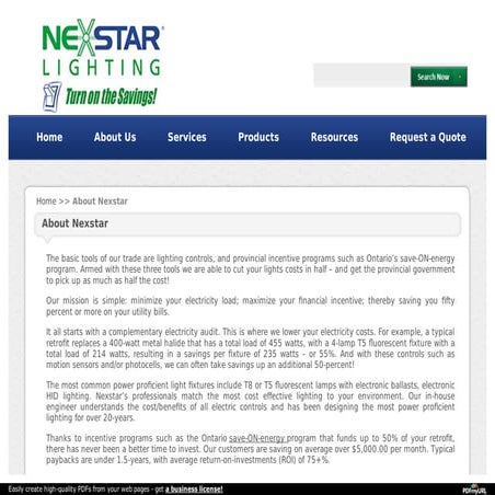 Nexstar lighting | PPT