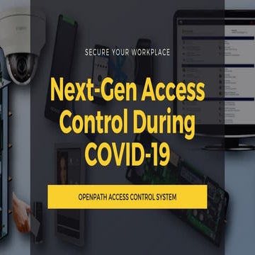 Next-Gen Access Control in the time of COVID-19 | PPT