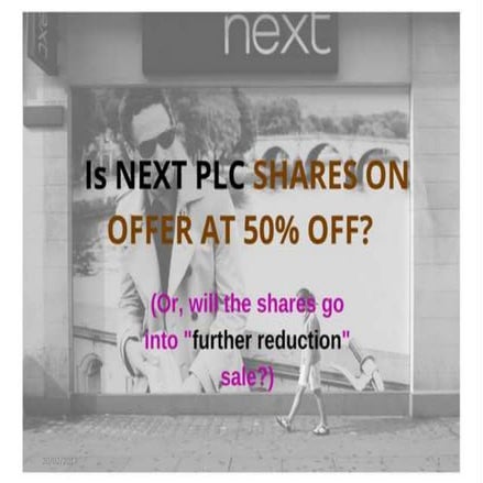 Is NEXT PLC SHARES ON OFFER AT 50% OFF? | PPT