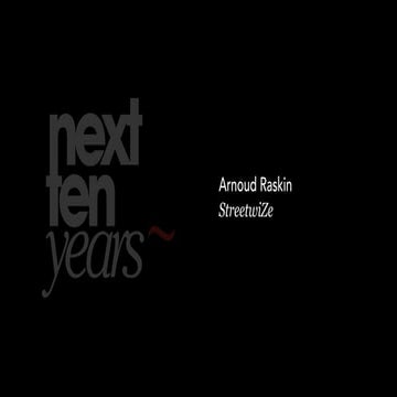 Arnoud Raskin @ the next 10 years in employer marketing | PDF