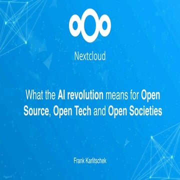 What the AI revolution means for Open Source, Open Tech and Open Societies | PDF