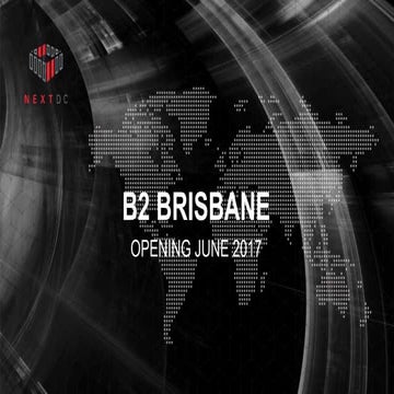 NEXTDC B2 Build photos | PPTX