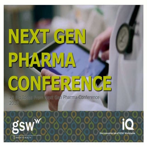 Conference wrapup: Next Gen Pharma | PPT