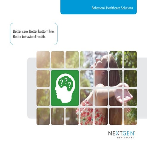 Solutions for Behavioral Health | PDF