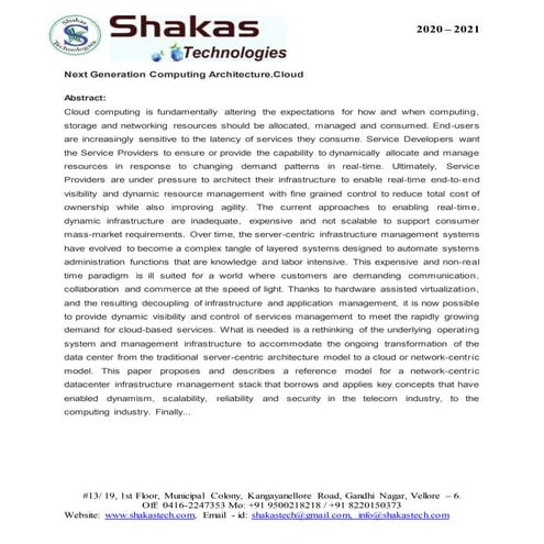 Next Generation Computing Next Generation Pdf