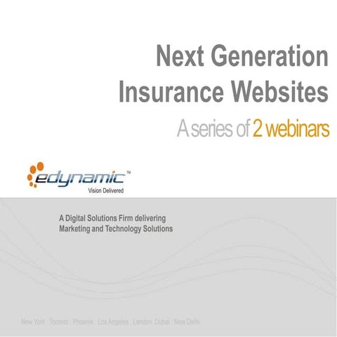 Next Generation Insurance Websites | PPT