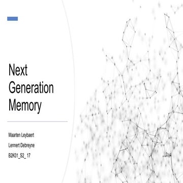 Next generation memory | PPT