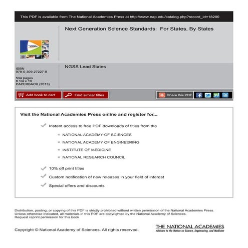 Next generation science standards for states by states | PDF