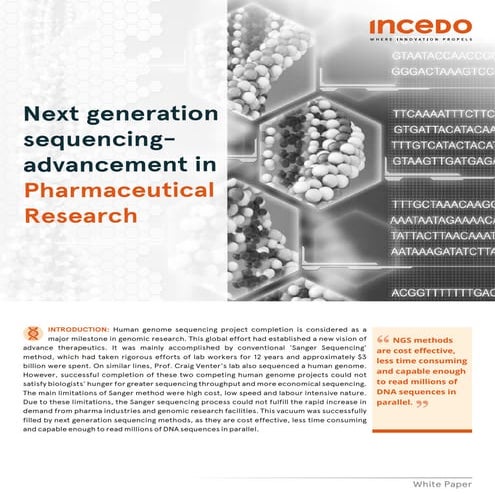 Next Generation Sequencing in Big Data