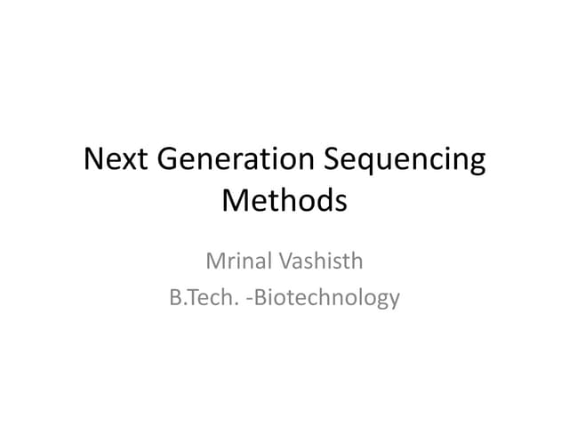 A brief history of DNA sequencing | PDF | Biological Sciences | Science