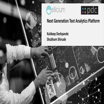 Next Generation Text Analytics Platform | PPSX | Computer Software and ...
