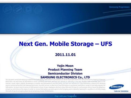 What is Universal Flash Storage (UFS)? | PDF | Smartphones | Consumer ...