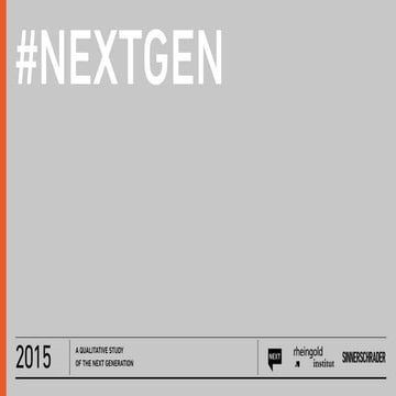 NEXT Generation Study (engl) | PDF