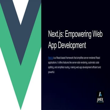 Nextjs Development Empowering Web App Development Ppt