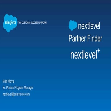 nextlevel for Partners | PDF | Technology & Computing