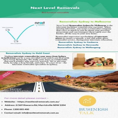 Removalists Sydney to Melbourne | PDF