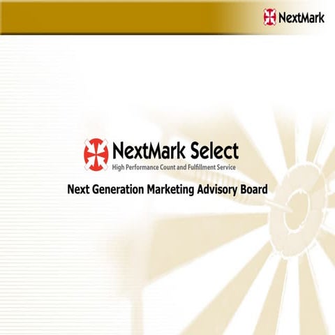 NextMark Select Advisory Board | PPT