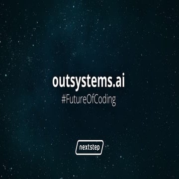 Nextstep 2018 Outsystems Ai Futureofcoding Ppt 1203
