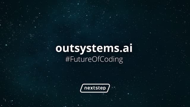 Nextstep 2018 Outsystems Ai Futureofcoding Ppt 1203