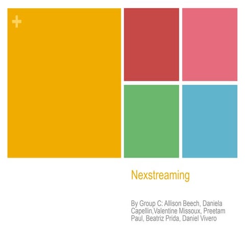 NextStreaming Final Presentation Group C | PPT