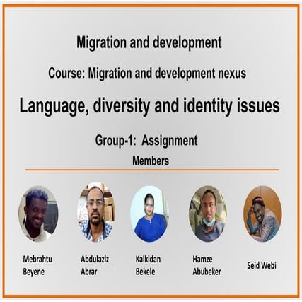 Migration and language | PPTX