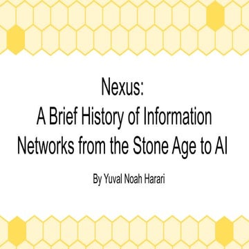 nexus book review, review of book by yuval noah harari | PPTX