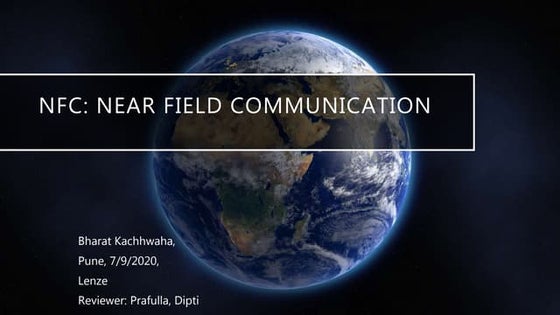 Near Field Communication (NFC) | PPT