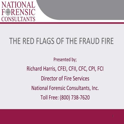 NFC FIRE RED FLAGS | PPT