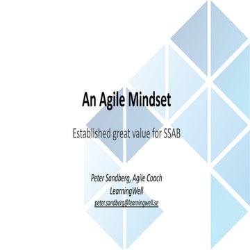 What is an Agile Mindset | PPT