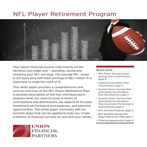 NFL Player Retirement Report | Union Financial Partners | PDF