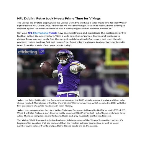 NFL Dublin Retro Look Meets Prime Time for Vikings.docx