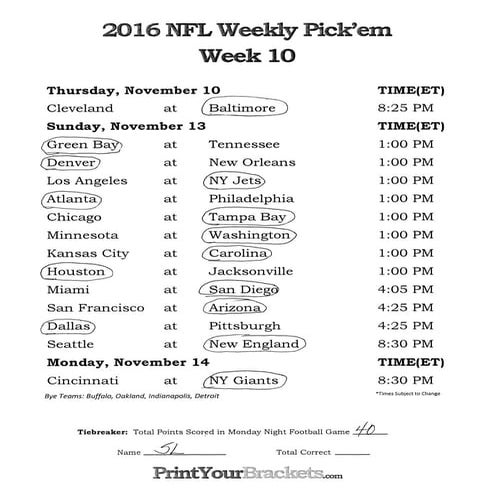 Nfl week 12 extra picks | PDF