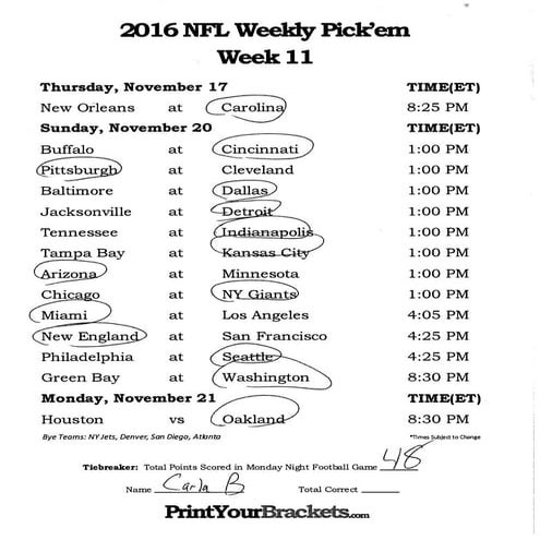 Nfl week 12 extra picks | PDF