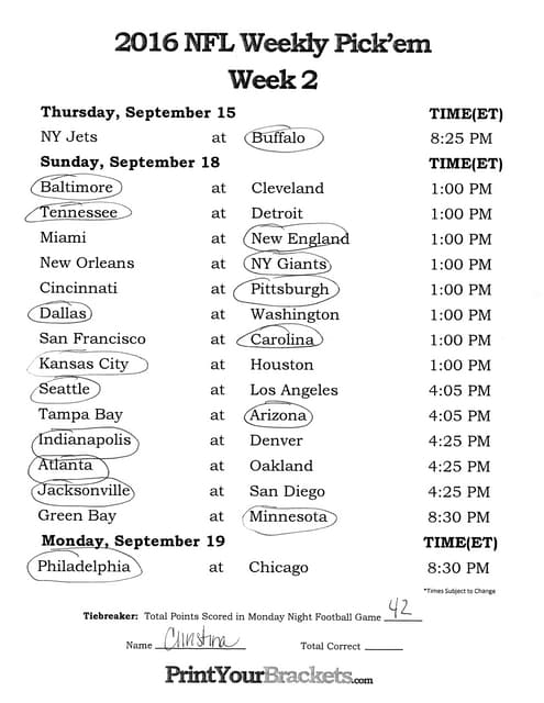 Nfl week 12 all picks | PDF