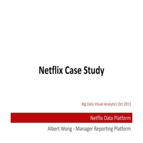 2013 Netflix / MicroStrategy / Amazon AWS Webinar | PPTX