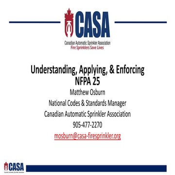 NFPA 25 SUPPORT TRAINING.pdf formation NFPA | PDF