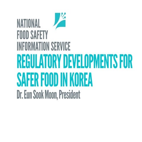 National Food Safety Information Service Korea - Hong Kong Presentation ...