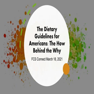 FCS Connect: March 2021 - Nutrition Food Safety | PPT