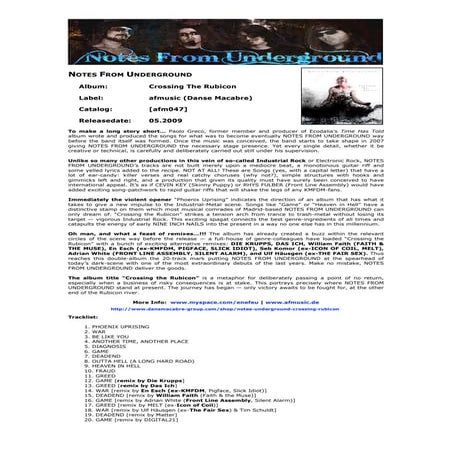 Notes from underground part 2 | PPT